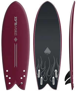 STORM BLADE SURFBOARDS JAPAN | 5ft8 MODERN RETRO FISH SURFBOARDS